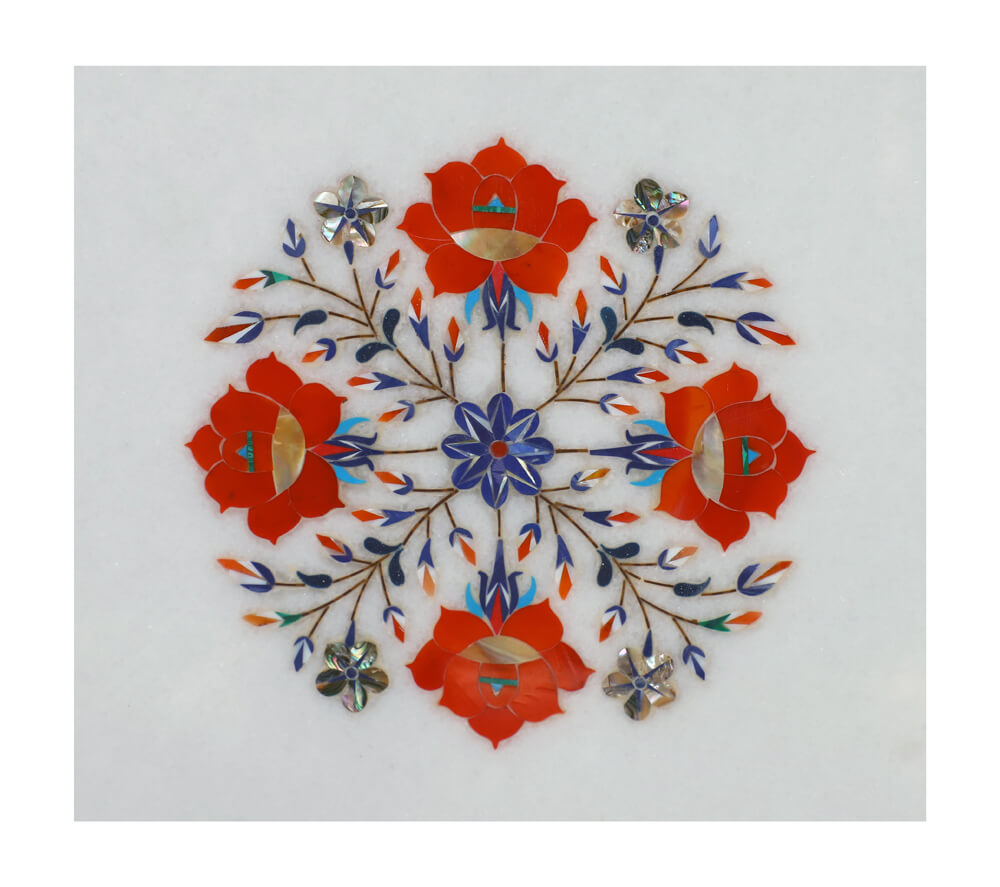 Marble Inlay Table Top (HSN Code 6802) - VandituHub