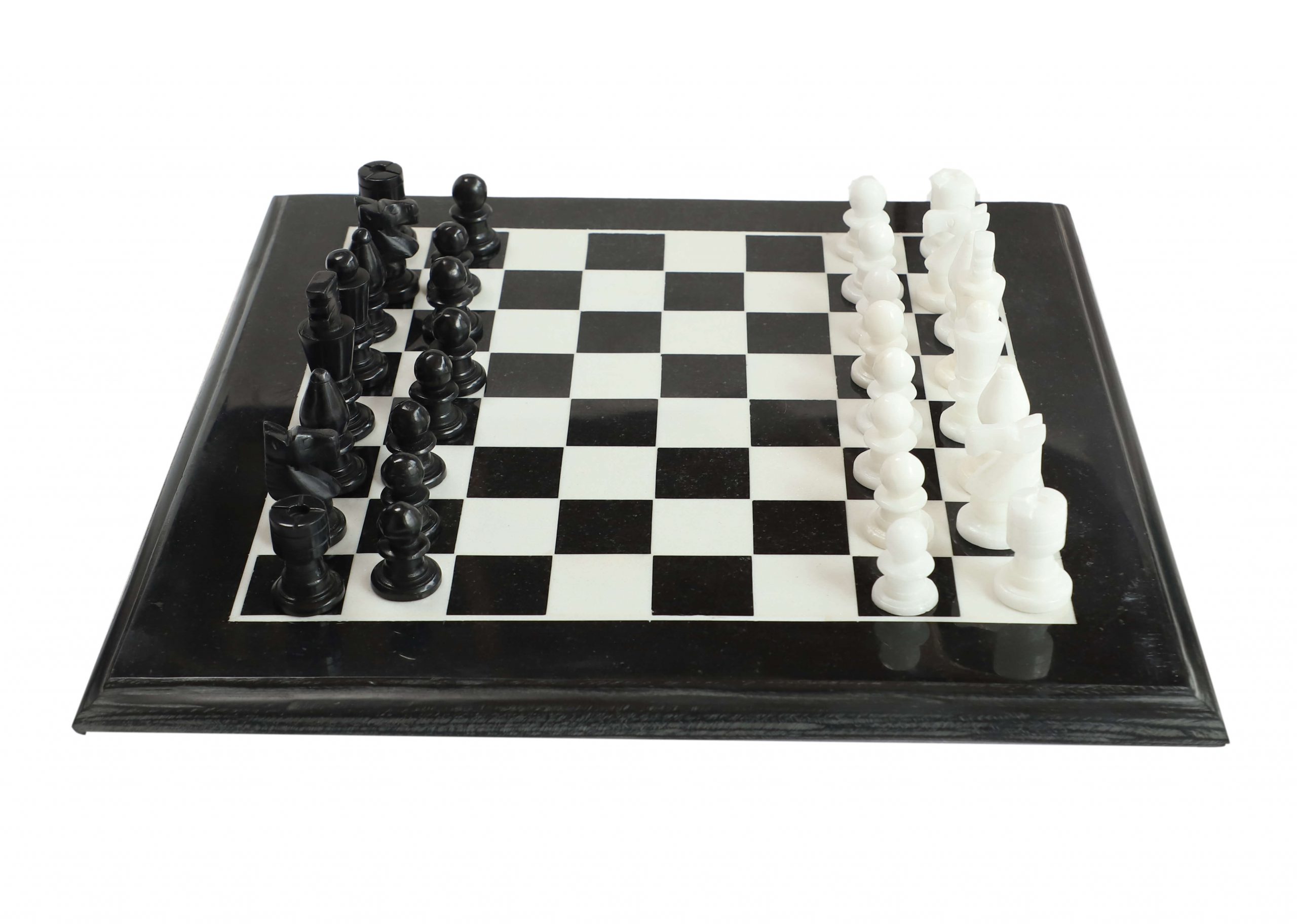 Buy Black Marble Chess Board game marble pieces -VandituHub
