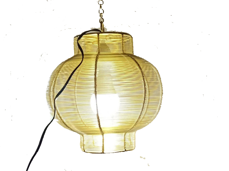 VandituHub Designer Golden round shape wall hanging lamp (HSN Code 7326 ...