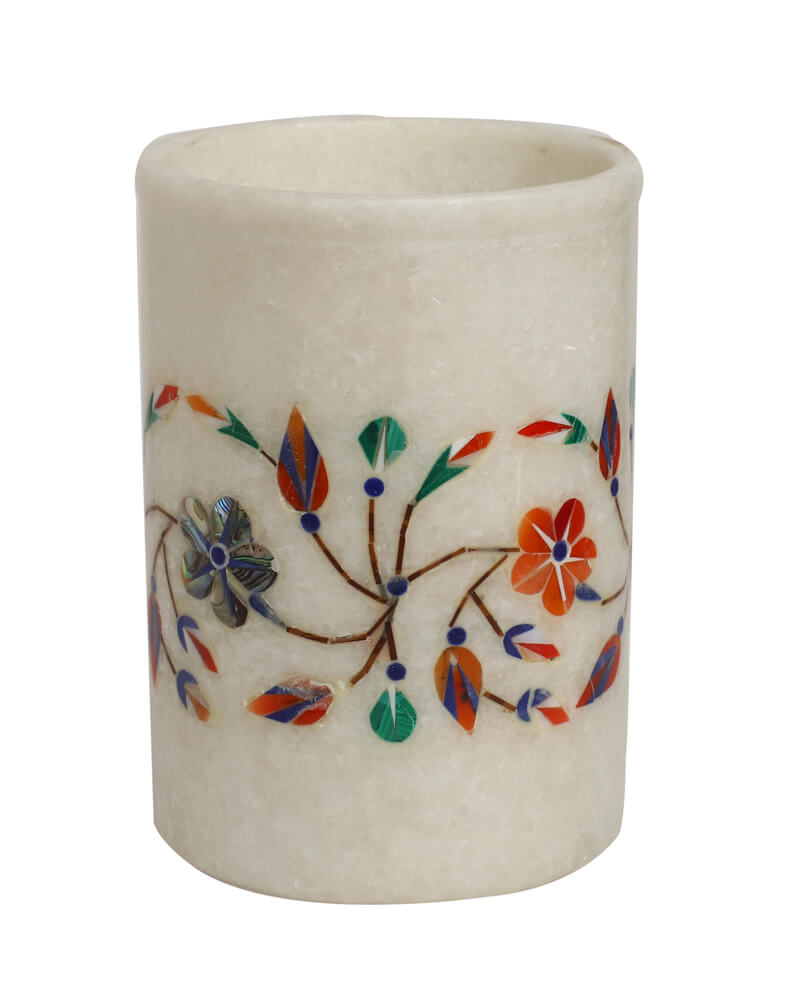 Buy white Marble Pen Stand Online - VandituHub